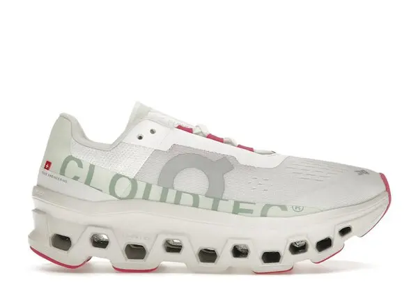 On Running Cloudmonster - White/lima