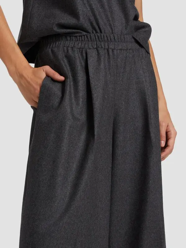 TWP Eva Wool-blend Wide-leg Pants