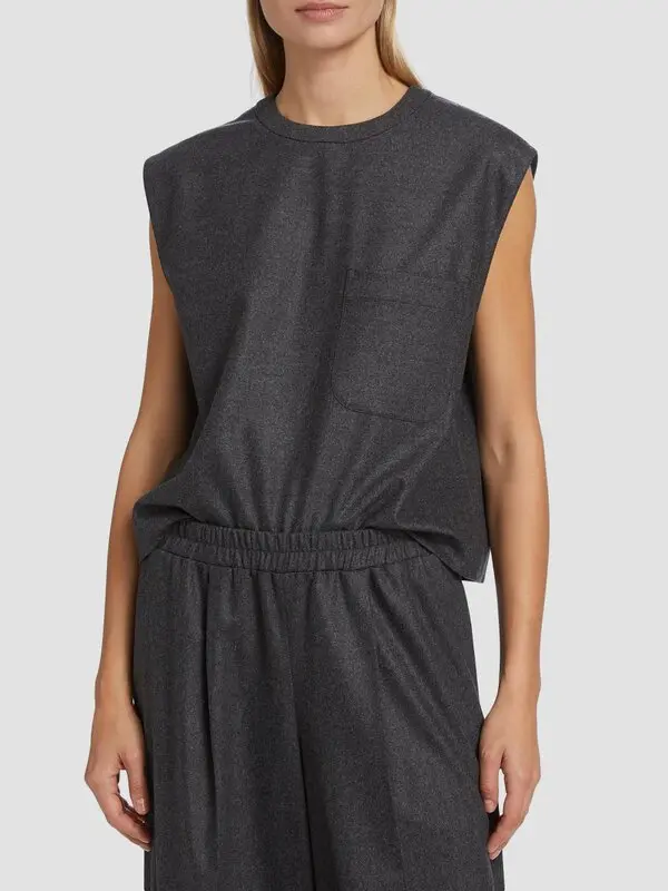 TWP Wool & Cashmere Muscle Tee