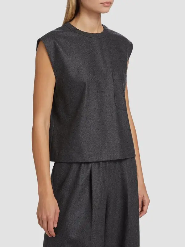 TWP Wool & Cashmere Muscle Tee