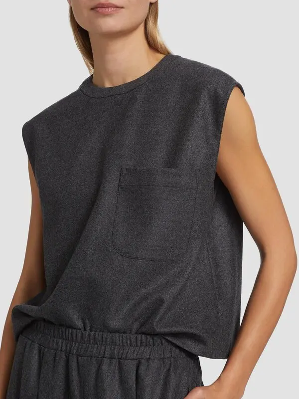 TWP Wool & Cashmere Muscle Tee