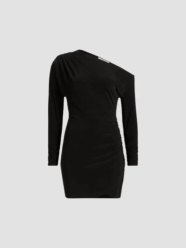 Ramy Brook Haisley Gathered Minidress - Black