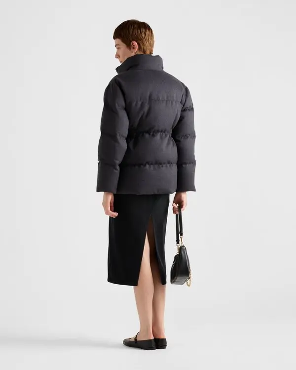 Prada Flannel Down Jacket