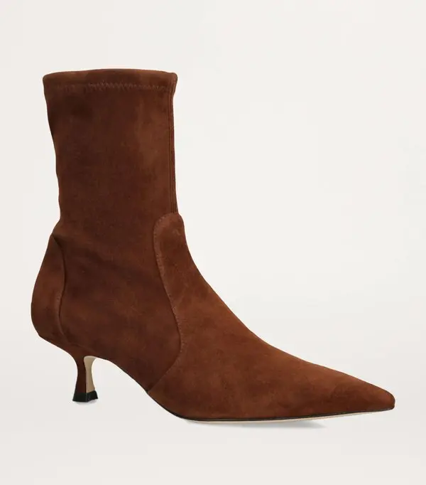 STUART WEITZMAN Naomi 50 Suede Ankle Boots