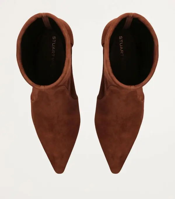 STUART WEITZMAN Naomi 50 Suede Ankle Boots