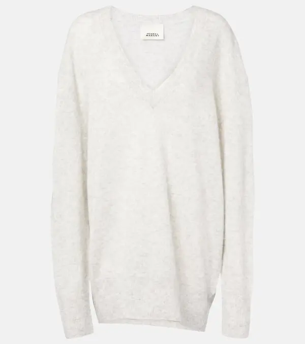 Isabel Marant Étoile Larana Silk, Alpaca, And Cashmere Sweater