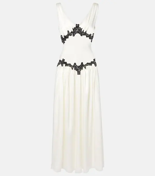 Gabriela Hearst Highland Embroidered Gown