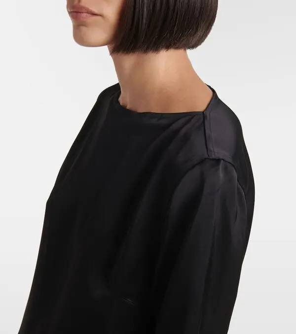 TOTEME Satin Top - Black