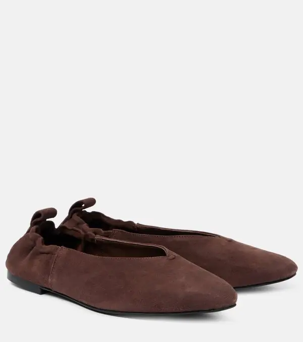 A.emery Brie Suede Ballet Flats - Brown
