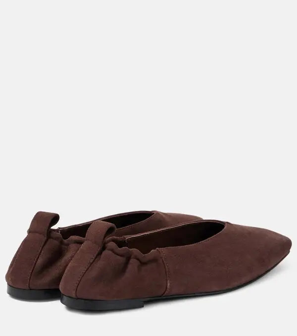 A.emery Brie Suede Ballet Flats - Brown