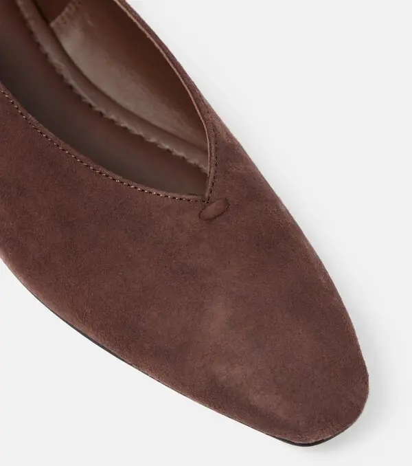 A.emery Brie Suede Ballet Flats - Brown