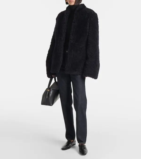 TOTEME Shearling Jacket - Blue