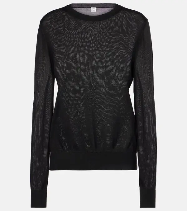TOTEME Wool And Silk-blend Sweater