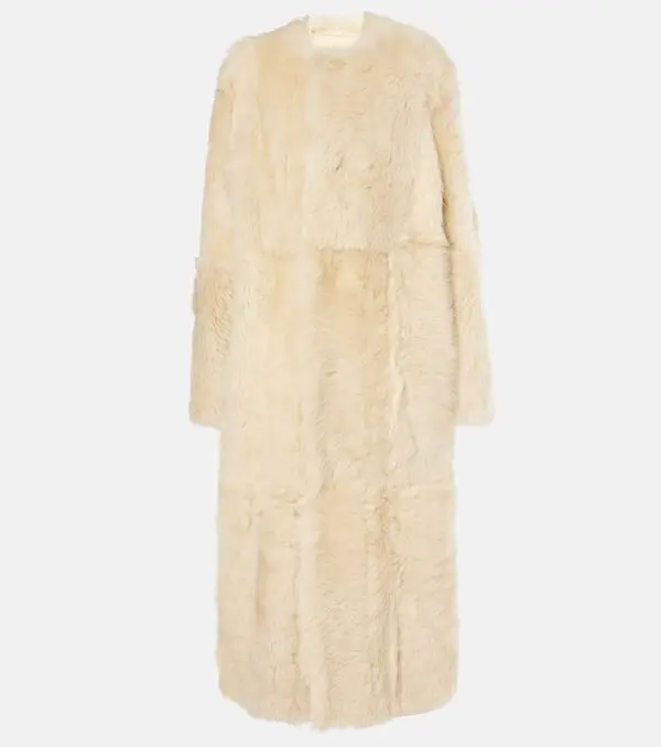 TOTEME Leather And Shearling Coat