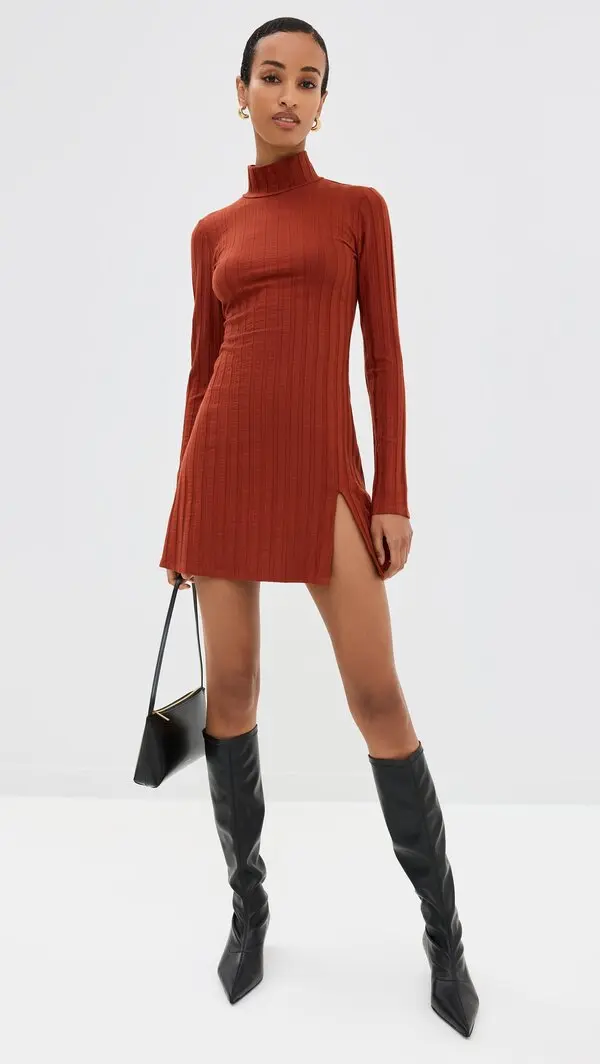 knee length rose gold dress Alexander by Daymor 1052 - Short Sheath Dress