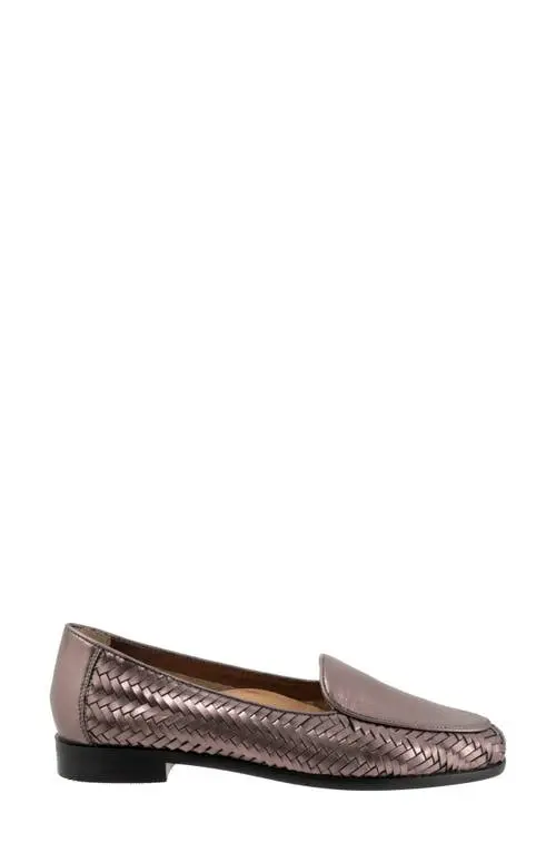 Trotters Lyric Leather Loafer - Rose Pewter
