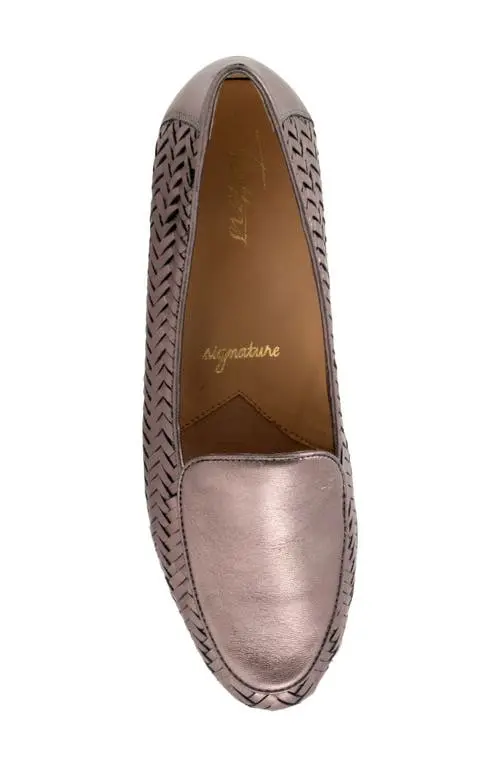 Trotters Lyric Leather Loafer - Rose Pewter