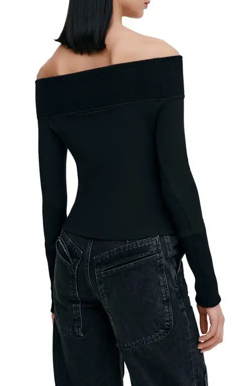 MARCELLA Tilly Off-the-shoulder Knit Top