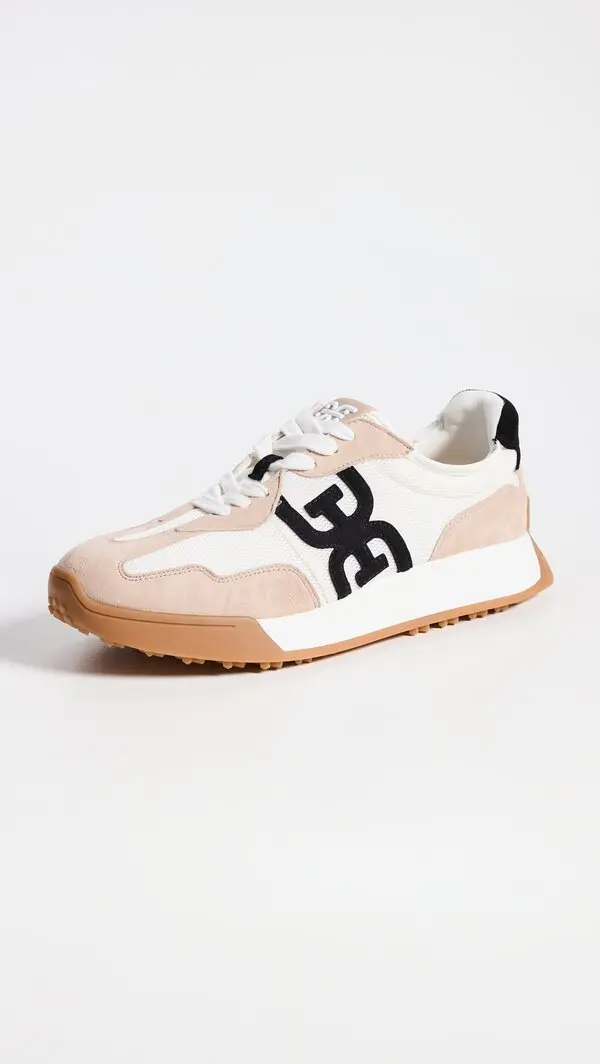 Sam Edelman Langley 3 Sneakers - White/tan/black