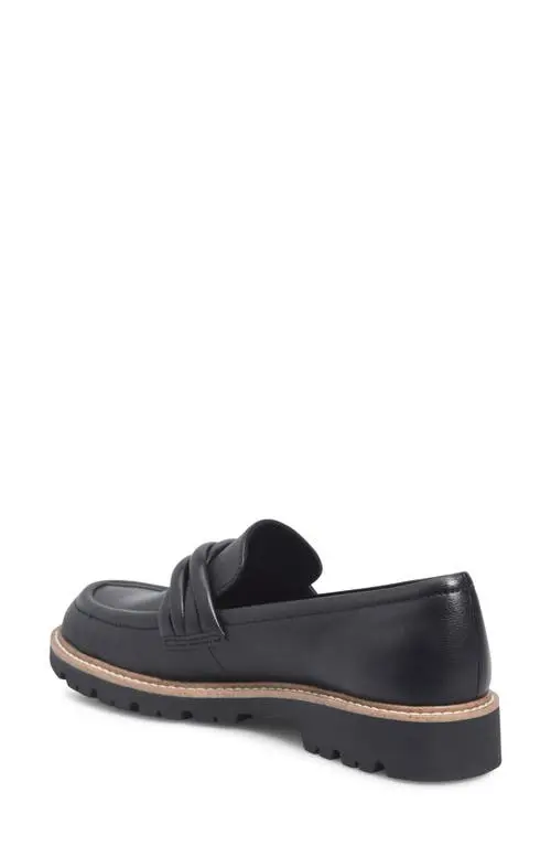 COMFORTIVA Lilac Lug Sole Loafer - Black