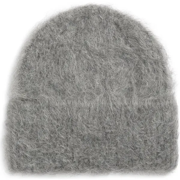 TOTEME Alpaca Blend Beanie - Grey Melange