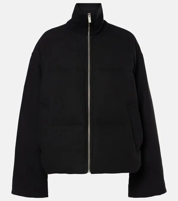 TOTEME Wool-blend Flannel Down Jacket