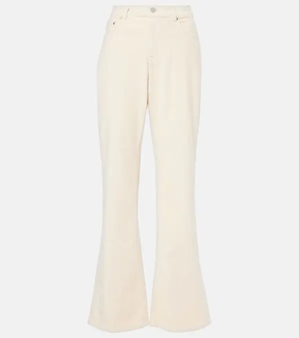 Ag Padua Mid-rise Flared Corduroy Jeans