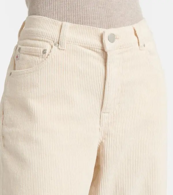 Ag Padua Mid-rise Flared Corduroy Jeans