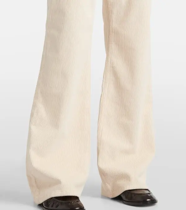 Ag Padua Mid-rise Flared Corduroy Jeans