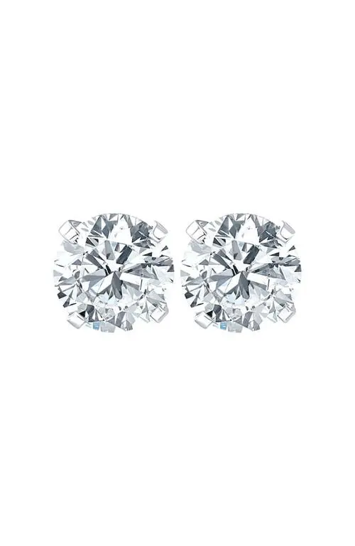 BLISS DIAMOND 1 Carat Lab Grown Diamond Stud Earrings - 14k White Gold
