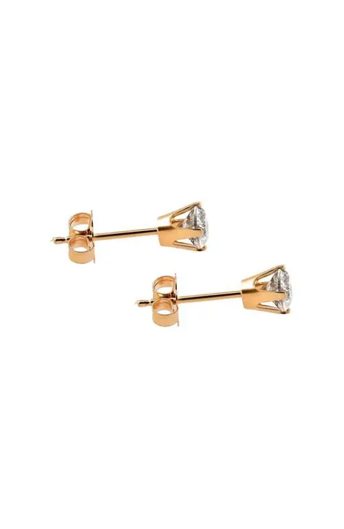 BLISS DIAMOND 1 Carat Lab Grown Diamond Stud Earrings - 14k Yellow Gold