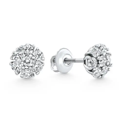 BLISS DIAMOND 14k 1ct Diamond Stud Earrings