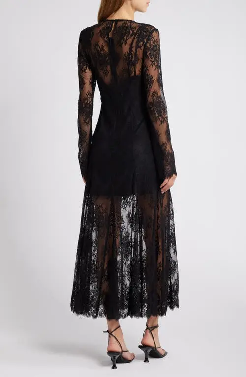 chinese dress ladies One Heart Lace Insert Maxi Dress Mango Selfie Leslie