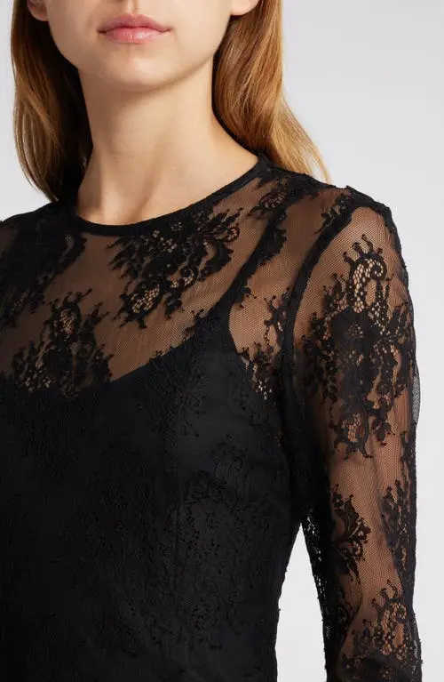 Mango Simona Lace Maxi Dress In Black - 64% Off | Editorialist