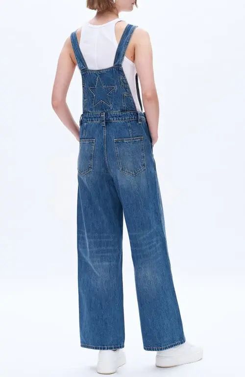 BAYEAS Straight Leg Denim Overalls