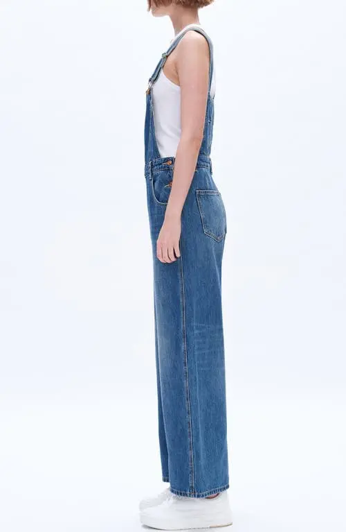 BAYEAS Straight Leg Denim Overalls