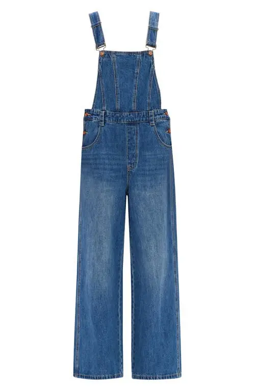 BAYEAS Straight Leg Denim Overalls