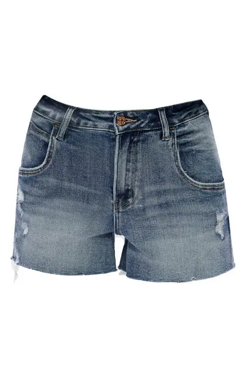 BAYEAS Nova Raw Hem Denim Shorts