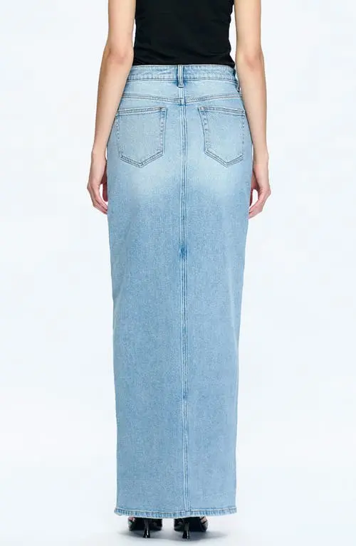 BAYEAS Lauren Mid Rise Front Slit Maxi Skirt