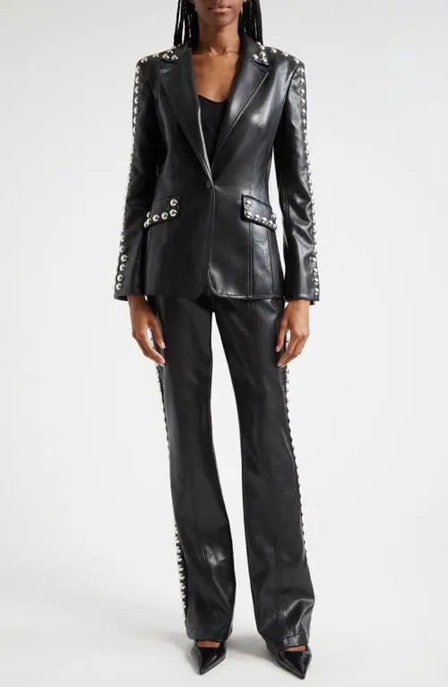 Cinq À Sept Milly Studded Faux Leather Jacket