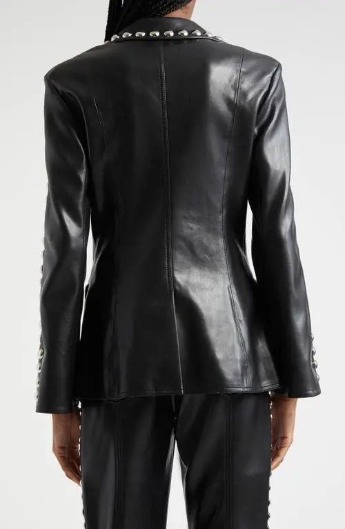 Cinq À Sept Milly Studded Faux Leather Jacket