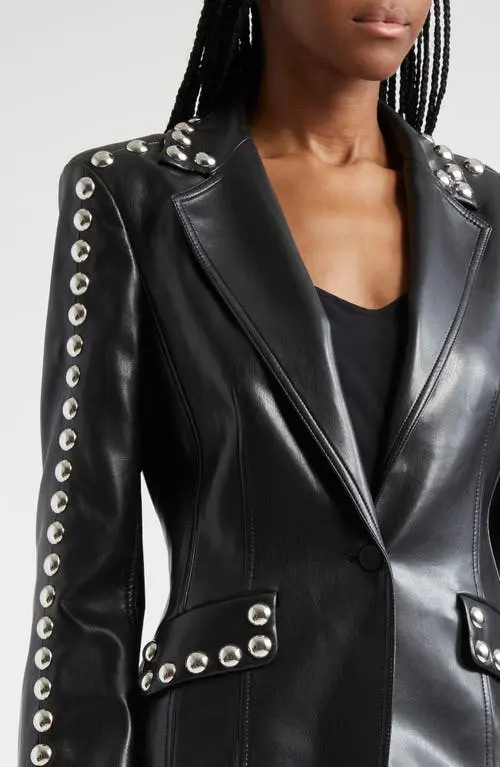 Cinq À Sept Milly Studded Faux Leather Jacket