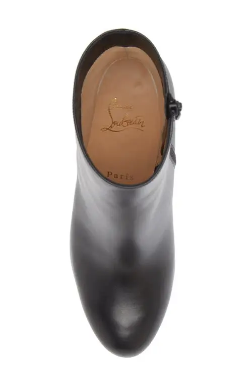 CHRISTIAN LOUBOUTIN Loo Platform Bootie - Black/black