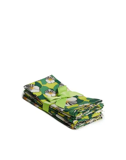 La DoubleJ Large Napkins Set Of 6 - Ninfea Green