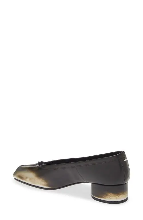 Maison Margiela Tabi Ballerina Pump Silver/ Gold/ Black