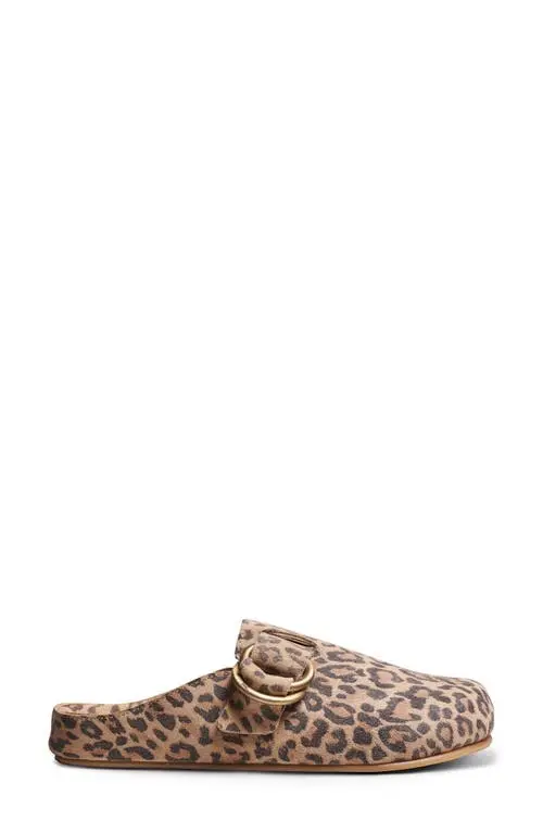 Beek Vulture Cheetah Print Mules