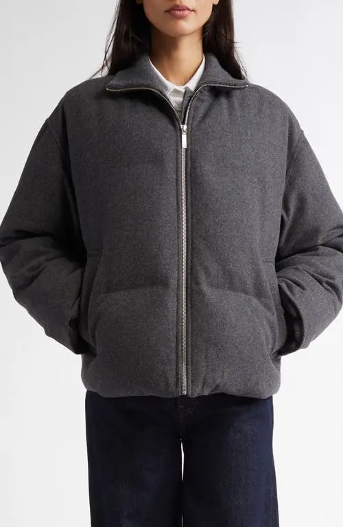 TOTEME Flannel Recycled Down Puffer Jacket