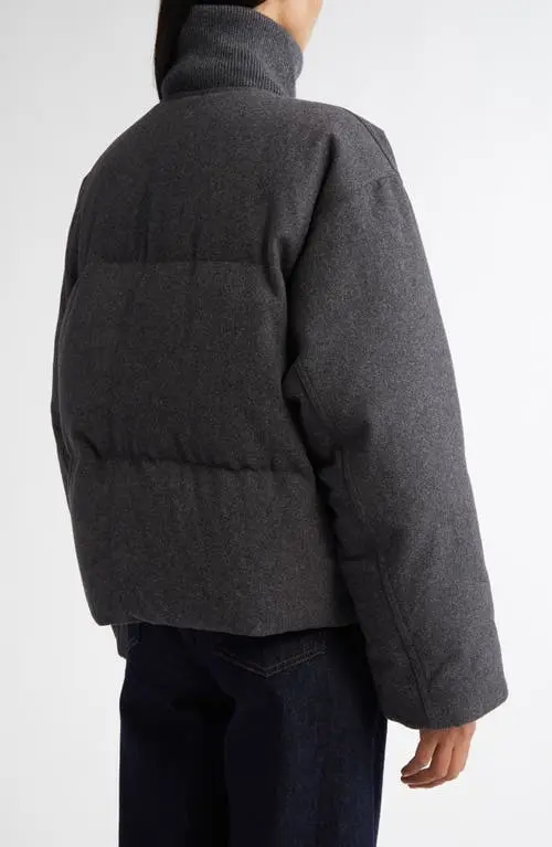 TOTEME Flannel Recycled Down Puffer Jacket