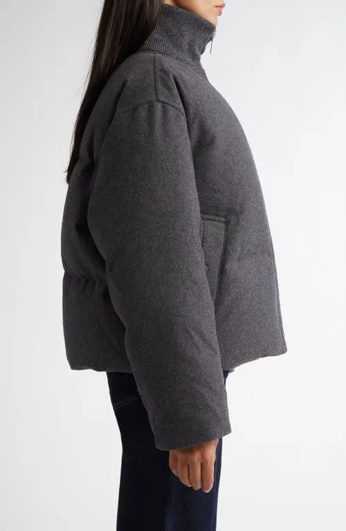 TOTEME Flannel Recycled Down Puffer Jacket