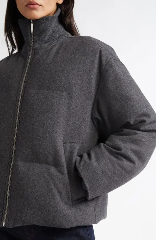 TOTEME Flannel Recycled Down Puffer Jacket